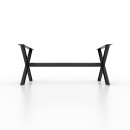 Table legs with central bar - X Shaped - XBIPE80 | Taormina Design